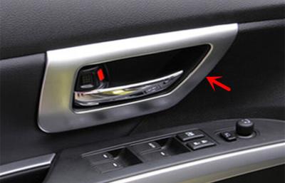 China Chromed Auto Interior Trim Parts For SUZUKI S-cross 2014 , Interior Door Handle Frame for sale