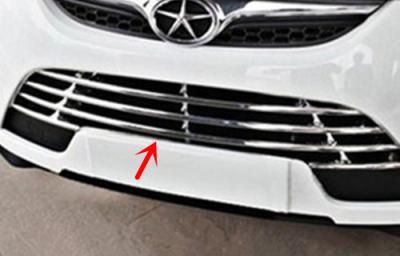 China Front Lower Grille Garnish For JAC S5 2013 Auto Body Chromed Decoration Parts for sale