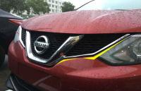 China NISSAN Auto Body Trim Parts , All New Qashqai 2015 2016 Front Grille Garnish for sale