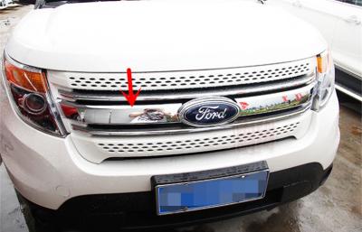 China Exterior Auto Body Decoration Parts Front Grille Trim Stripe For Ford Explorer 2011 for sale