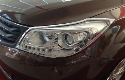 China HAIMA S7 2013 2014 Chrome Headlight Bezels  , Head Lamp And Tail Lamp Frame Manufacturers for sale