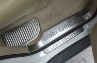 China TOYOTA New Land Cruiser LC200 2015 2016 Stainless Steel Side Door Sill Scuff Plate for sale