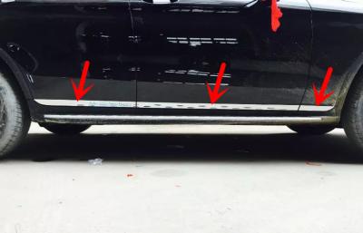 China Chromed Mercedes Benz GLC 2015 2016 Side Door Molding And Back Door Molding for sale