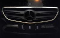 China Plastic ABS Chromed Auto Body Trim Parts For Mercedes Benz GLC 2015 Front Grille Frame for sale