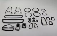 China Mercedes Benz GLC 2015 2016 X205 Auto Interior Trim Parts Chromed Or 3D Carbon for sale