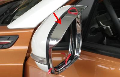 China Chromed Side Mirror Frame Suit For SUZUKI VITARA 2015 Rearview Mirror Visor for sale