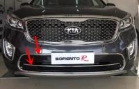 China Chromed Auto Exterior Body Trim Parts for New KIA Sorento 2015 Lower Grille Frame for sale