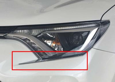 China TOYOTA New Auto Accessories For Rav4 2016 Chromed Head Lamp Garnish for sale