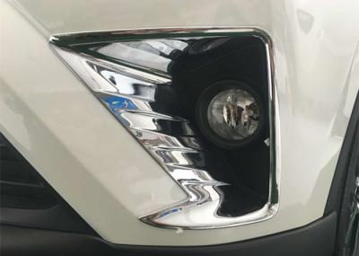 China Auto Decoration Parts for TOYOTA Rav4 2016 2017 Chromed Front Fog Lamp Molding for sale