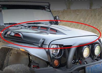 China Avenger Style Hood With Functional Vents For 2007-2017 Jeep Wrangler JK for sale