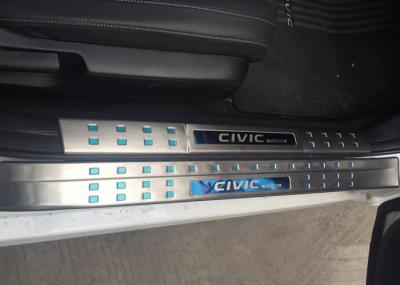 China S/S Auto Accessories For HONDA CIVIC 2016 , Side Door Illuminated Sills Scuff Plate for sale