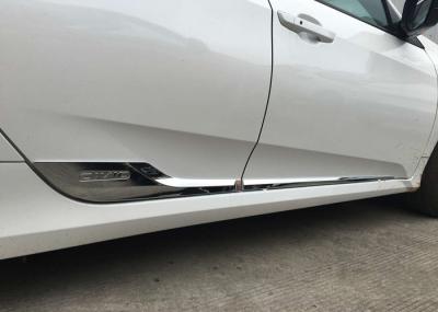 China HONDA CIVIC 2016 Auto Body Trim Parts , Chromed Side Door Moulding for sale