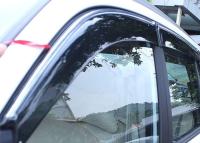 China Wind Deflectors Car Window Visors With Trim Stripe Fit Chery Tiggo3 2014 2016 for sale