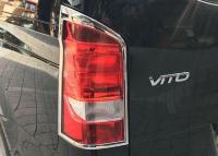 China Tail Lamp Chrome Headlight Bezels , Mercedes Benz Vito 2016 2017 Decoration Car Parts And Accessories for sale