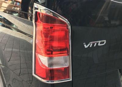 China Tail Lamp Chrome Headlight Bezels , Mercedes Benz Vito 2016 2017 Decoration Car Parts And Accessories for sale