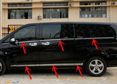 China Benz Vito 2016 Auto Body Trim Parts , Side Door Moulding and Window Bezels for sale
