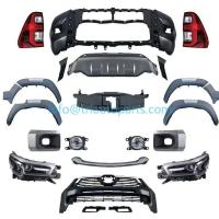 China 53301-0K021 Toyota Hilux Vigo 2008-2012 Full Body Kit Upgrade To Hilux Rocco 2018-2023 for sale