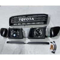 China 5311190A06 Toyota Land Cruise FJ62 Front Grille 1.5kg Black / White / Chrome Grille for sale