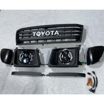 China 5311190A06 Toyota Land Cruise FJ62 Front Grille 1.5kg Black / White / Chrome Grille for sale