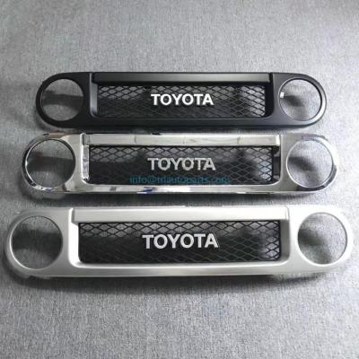 China 5310160150 Toyota Land Cruise FJ73 Black ABS Front Grille For 2008-2012 Customize Style for sale