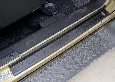 China Durable Side Car Door Sill Plates Plastic Steel Material For Jeep Wrangler 2007+ for sale