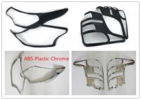 China Professional Head and Tail Lamp Molding for Mitsubishi Triton L200 2015 Black or Chromed for sale