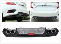 China HONDA New Civic 2016 Auto Body Kits ,  Sport Style Rear Bumper Diffuser with Muffler Tips for sale