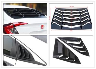China Sport Style Rear And Side Car Window Shutters For Honda Civic 2016 2018 Factories for sale