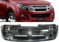 China ISUZU D-MAX 2012 2013 2014 2015 OE Style Chromed Front Grille with Red Letters Manufacturers for sale