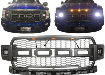 China Wholesaler Ford 2018 New F150 Car Front Grille With Daytime Running Light Black Color for sale