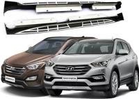 China OE Style Side Step Boards with Alloy Brackets for Hyundai Santafe 2013 2016 IX45 for sale