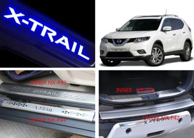 China NISSAN X-TRAIL 2014 2017 Tail Gate and Side Door Sill Steel Scuff Plates Wholesaler for sale