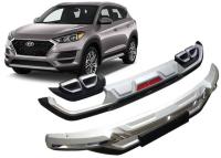 China HYUNDAI New Tucson 2019 Protection Parts , Front Bumper Guard And Rear Guard Factories for sale