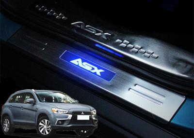China Mitsubishi ASX 2013 2017 Steel Side Door Sill Scuff Plates with LED Light Factories for sale