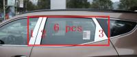 China Auto Spare Parts Car Window Trim / Side Window Trims for Hyundai IX45 New Santafe 2013 2014 for sale