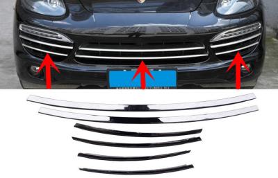 China Porsche Cayenne 2011 Auto Body Trim Parts Stainless Steel Grille Garnish for sale