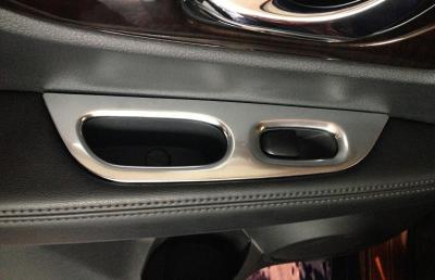 China Customized Auto Interior Trim Parts NISSAN X-TRAIL 2014 Armrest Chromed Frame for sale