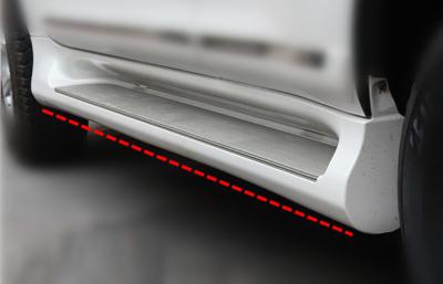 China TOYOTA Prado2700 4000 FJ150 2014 Accessories OE Style Anti-slip Side Bumper for sale