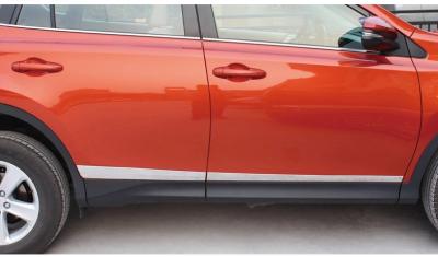 China 2013 Toyota RAV4 Auto Body Trim Parts , Upper Side Door Moulding Chrome Garnish for sale