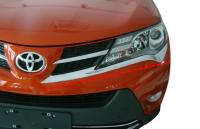 China Durable Chrome Headlight Bezels for Toyota RAV4 2013 , Head Lamp Lower Garnish for sale