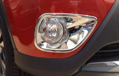 China Toyota RAV4 2013 2014 Fog Lamp Bezel , ABS Chrome Front Foglight Cover for sale