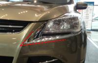 China Ford Kuga 2013 2014 2015 Escape Chromed Headlight Trim Parts Head lamp Garnish for sale