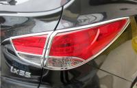 China Hyundai Tucson IX35 2009 2010 2011 2012 Tail Light Covers Glossy Silver Chrome for sale