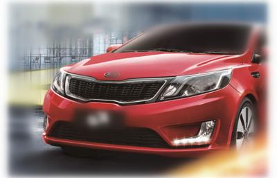 China LED Daytime Running Light for KIA K2 2011 2012 2013 2014 Fog Lamp for sale