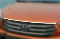 China ABS Chrome Auto Body Trim Parts For Hyundai IX25 2014 Bonnet Trim Strip for sale