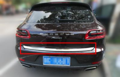 China Porsche Macan 2014 Auto Body Trim Parts Stainless steel Tail Door Trim for sale