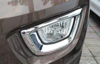 China Decorative Car Fog Lamp Bezel , KIA Sportage R 2014 Chrome Front Foglight Rim for sale