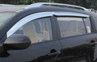 China All Chrome Sun Visors Vent Shade / Rain Window Guards for KIA SPORTAGE R 2010 2011 2012 2013 2014 for sale