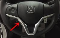 China Automobile Interior Decoration Parts , Steering Wheel Garnish for HR-V 2014 for sale