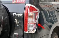 China Custom Auto Headlight Covers , Chery Tiggo 2012 Tail Lamp Chrome Rim Distributor for sale